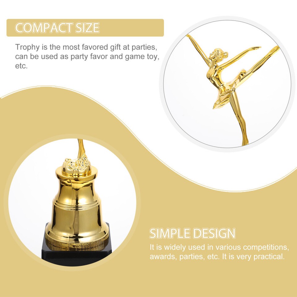 Gold Award Sports Dance Female Trophies Dancing Trophy Cup Ballet ...