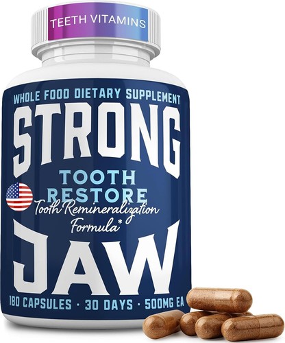 Strong Jaw Tooth Restore - Strong Teeth Vitamins with Hydroxyapatite ...
