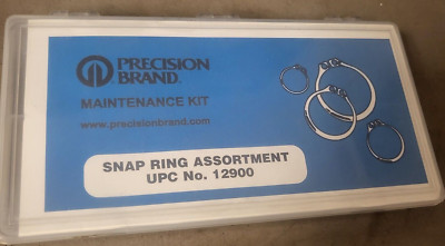 Precision Brand Maitenance Kit Snap Ring Assortment | eBay