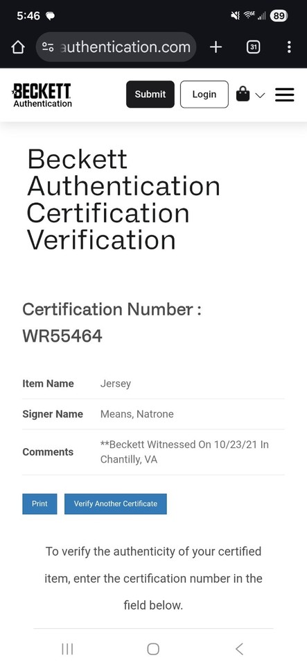 Natrone Means San Diego Chargers Signed Custom Jersey JSA Auto ...