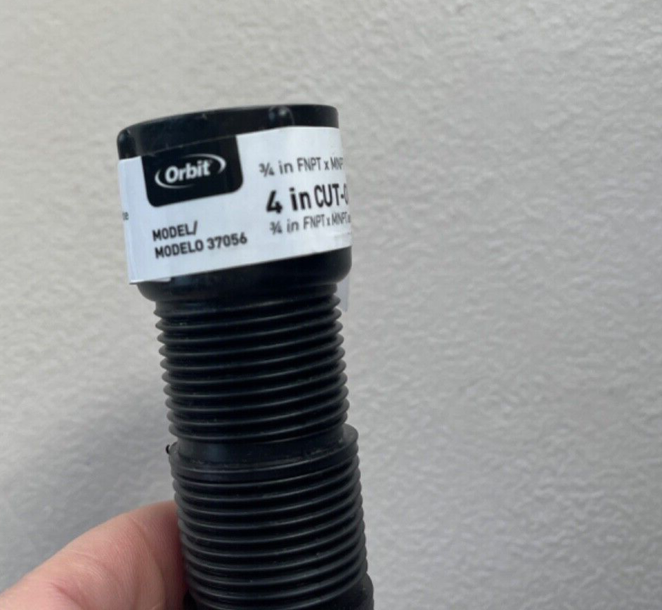 Orbit 37056 Flexible Plastic Cut-off Sprinkler Riser 3/4 Dia. x 4 L in ...