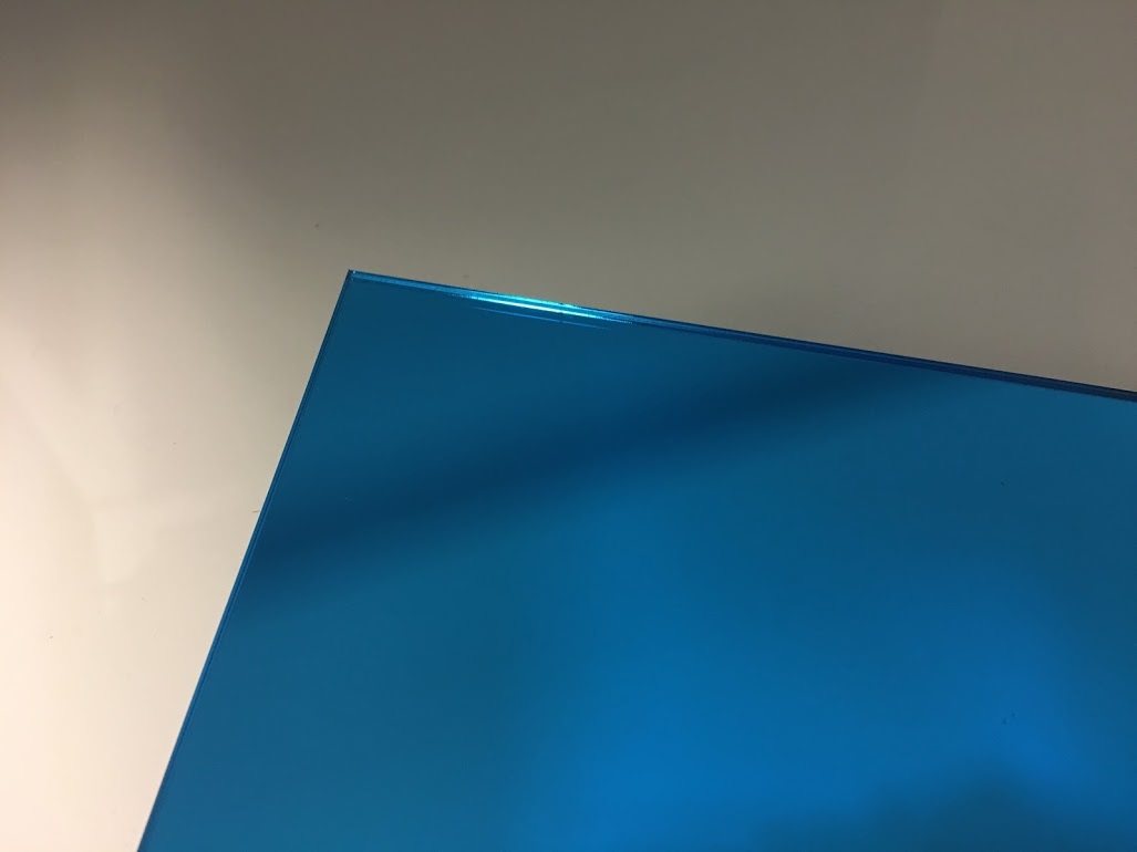 Blue Mirror Acrylic Plexiglass sheet 1/8" x 5.5" x 5.5" | eBay