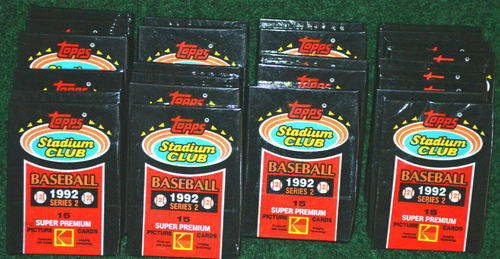 Unopened Topps Stadium Club 1992 Series 2 37-Packs Baseball Cards | eBay