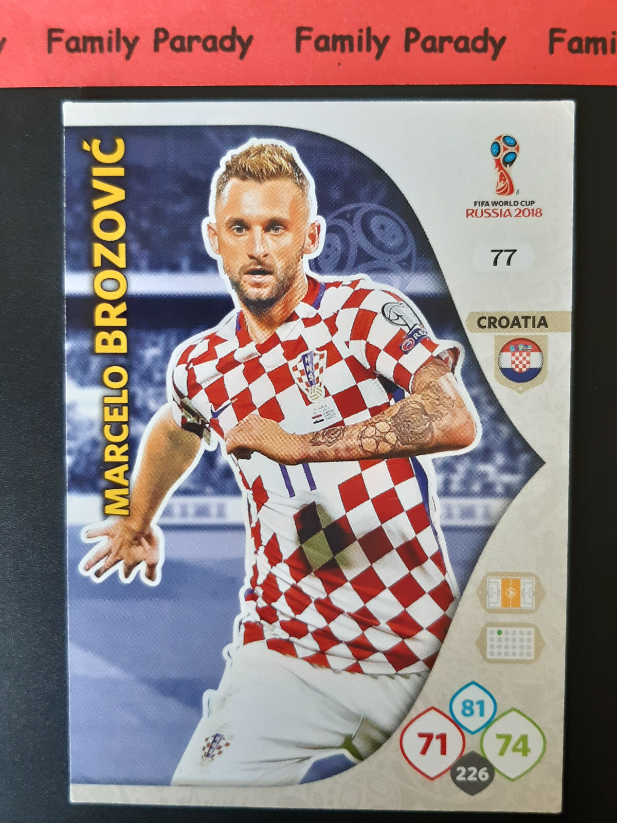 Marcelo Brozovic 77 Croatia Panini Adrenalyn Card World Cup Russia 2018 ...