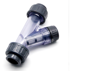 Inline PVC Y Filter Strainer Metric 32 mm Clear Body Transparent UK ...