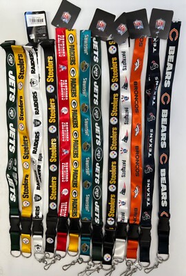 NFL Football Lanyard with Detachable Keychain | eBay