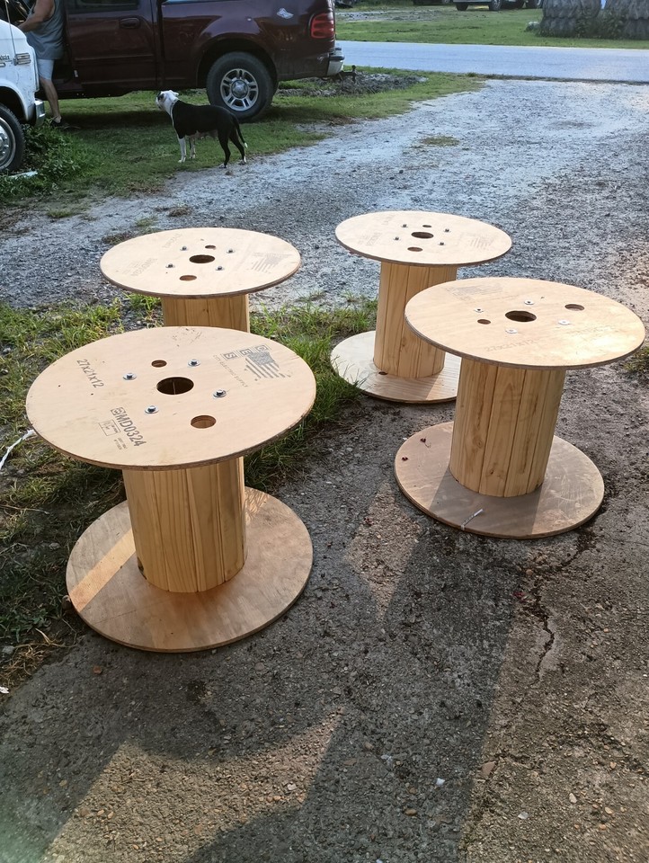 4 Construction Cable Spools - 27×21×12 (Wooden) | eBay