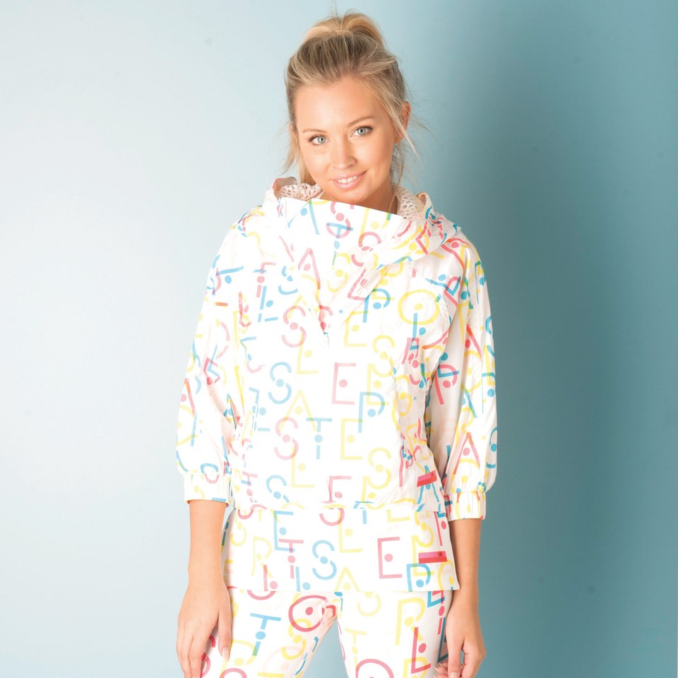 ADIDAS x StellasportWindbreaker Hooded JACKET S87217 Zest ( M ) | eBay