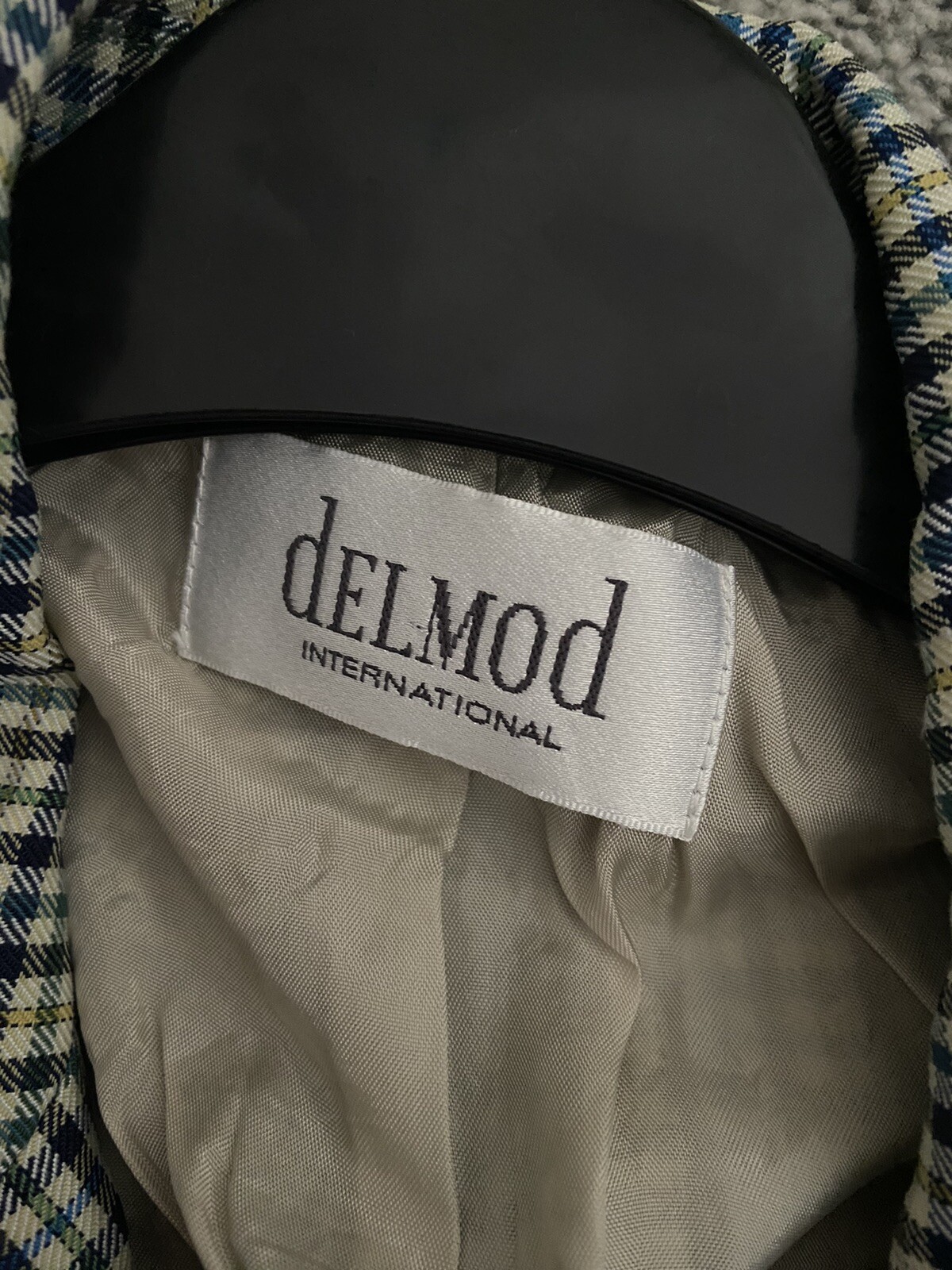 Delmod - Women’s Checked Blazer - Size 12 | eBay UK