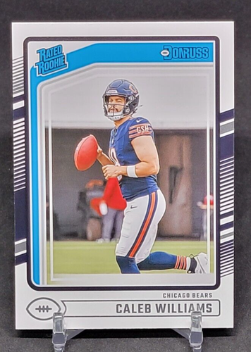 2024 Panini Donruss Caleb Williams RC Rated Rookie Base Card Chicago ...