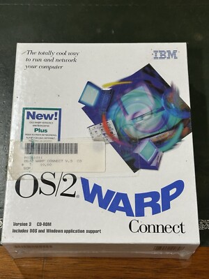 IBM OS/2 Warp Connect Version 3 CD-Rom Vintage Computer Software *New ...