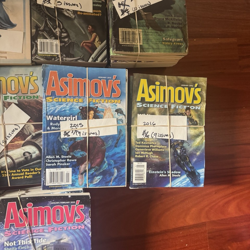 ASIMOV'S HUGE LOT 176 90s Y2K Fantasy & Science Fiction MAGAZINES | eBay