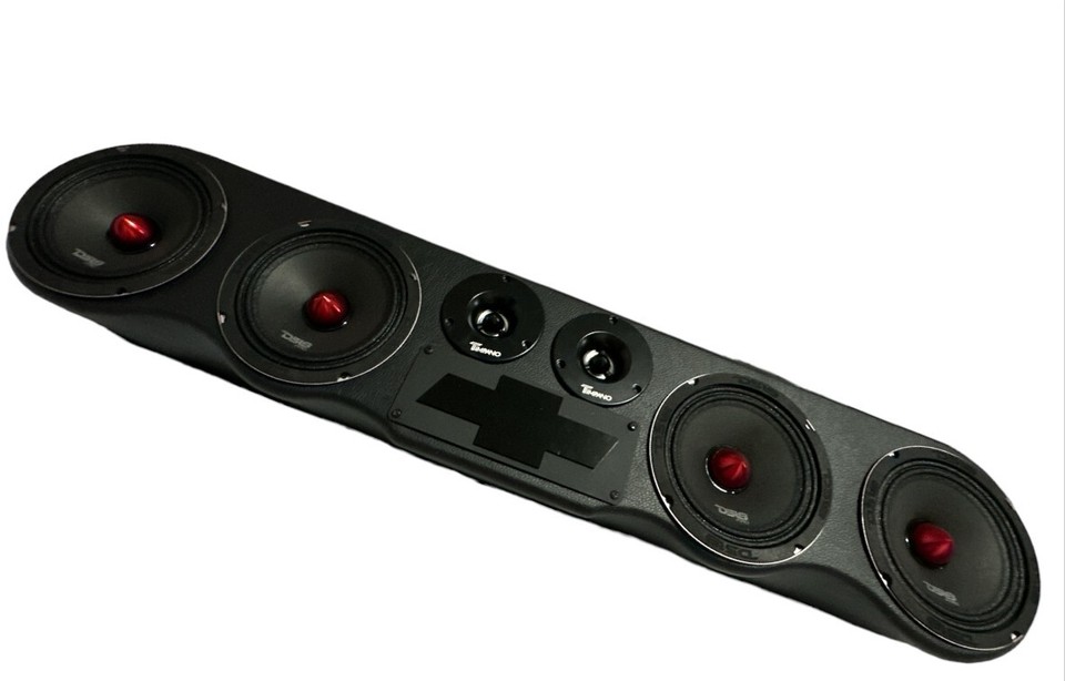 Universal Speaker Panel 4x6.5 - 2 X Tweeters Pod ( Wood And Fabric ...