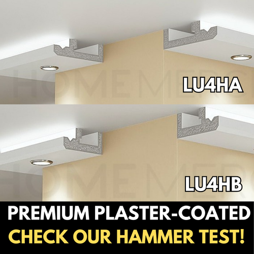 COVING DOWNLIGHT LED PLASTER COATED EPS Ceiling Wall LU4H *PREMIUM ...