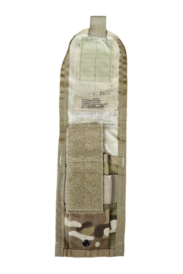 2 Pack USGI Army MOLLE DOUBLE 2 MAG 30 Round Magazine Pouch Multicam ...