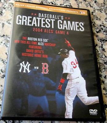 2004 ALCS Game 4 RARE DVD New York Yankees Boston Red Sox David Ortiz ...