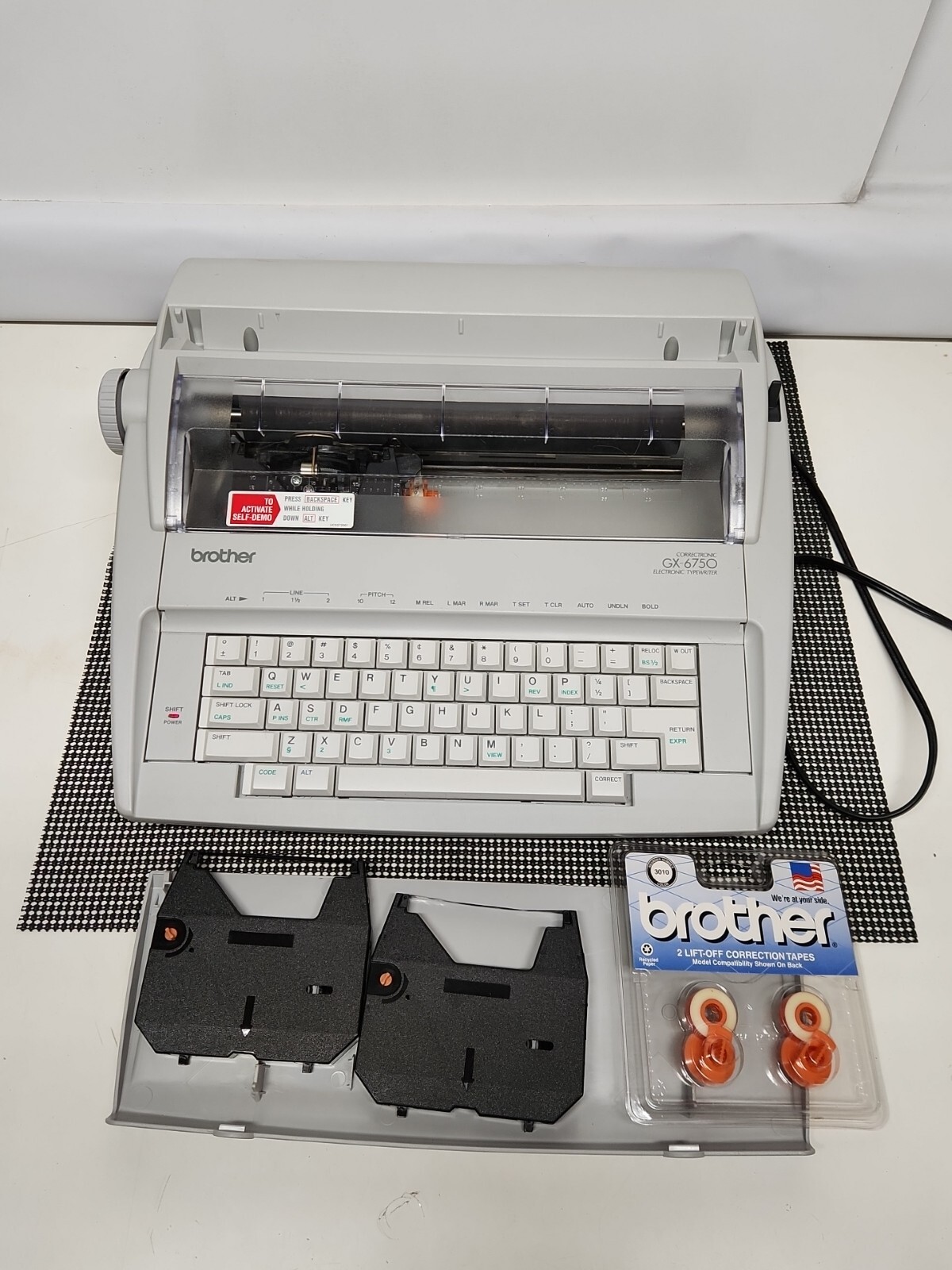 Brother Correctronic GX-6750 Electronic Typewriter Tested and Working ...