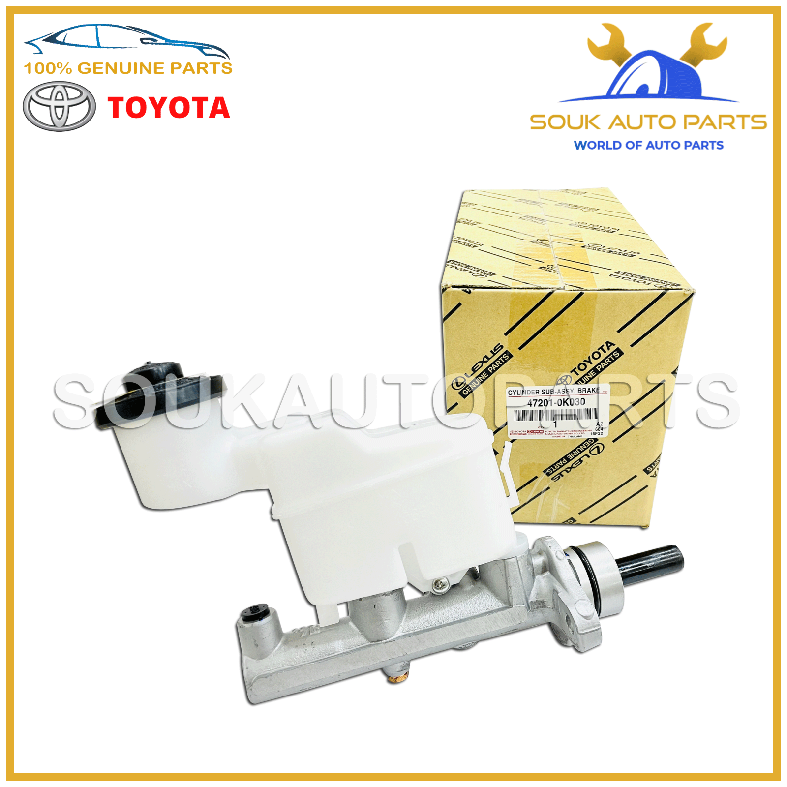 47201-0K030 Genuine Toyota CYLINDER SUB-ASSY, BRAKE MASTER FORTUNER ...