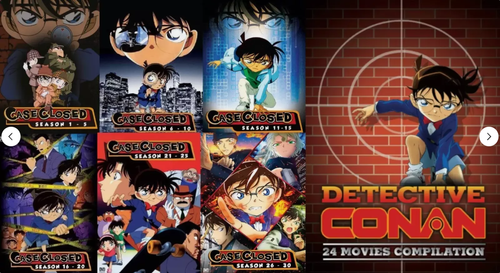 Detective Conan Case Closed DVD Set Season 1–30 + 24 Movies English Sub ...