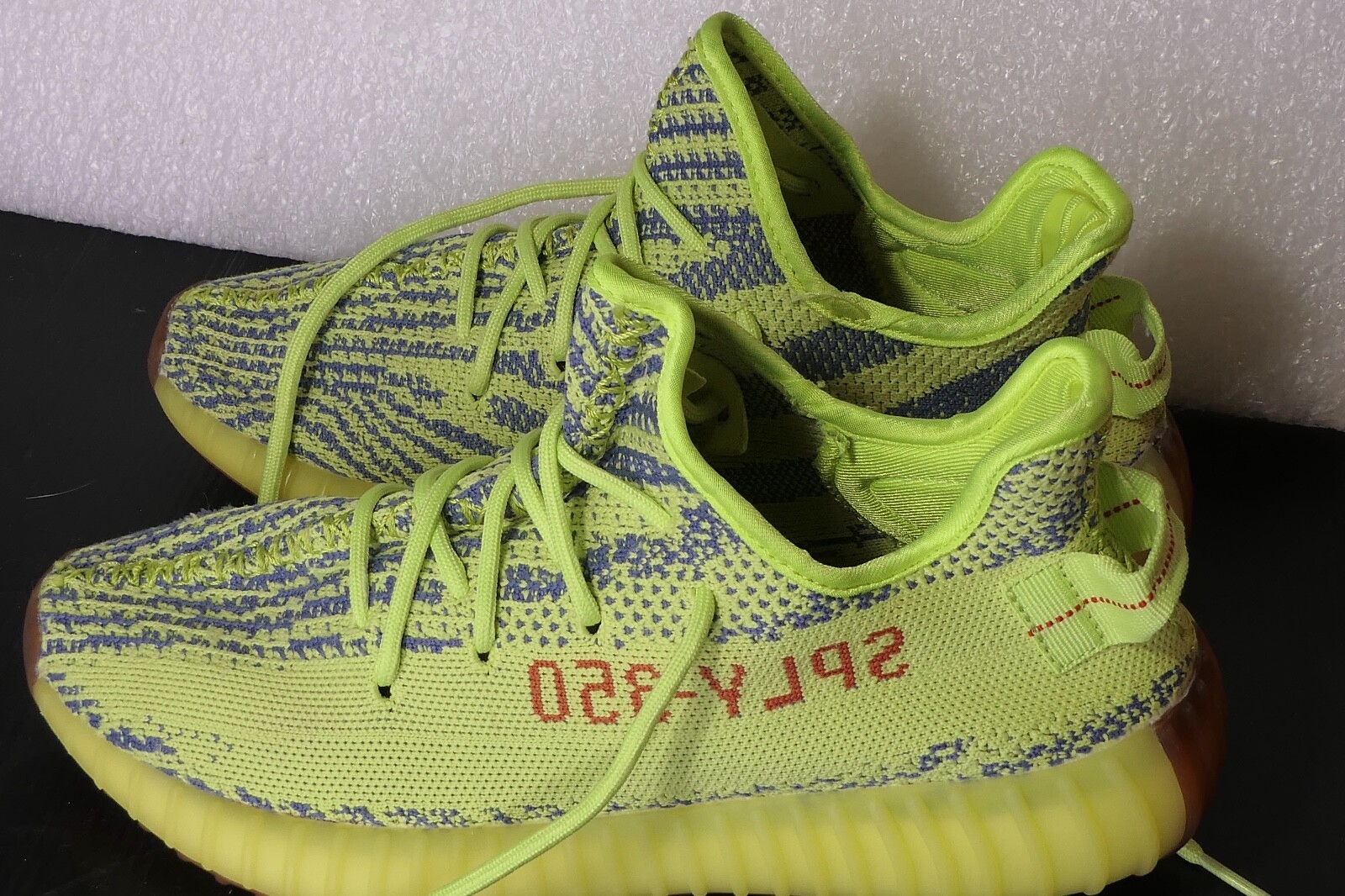 ADIDAS YEEZY BOOST 350 V2 SEMI FROZEN YELLOW MENS USA… - Gem