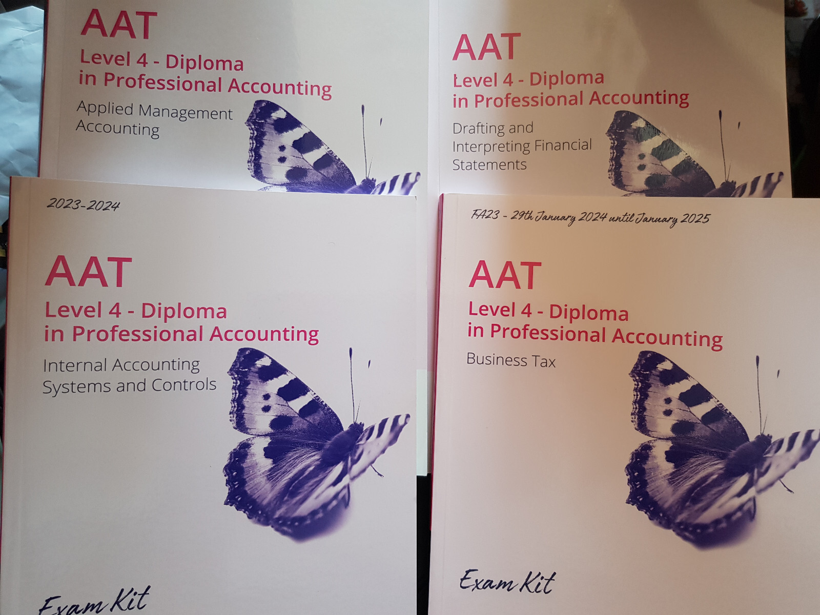 AAT LEVEL 4 KAPLAN (4 BOOK SET) | eBay UK