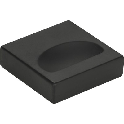 Atlas A833-BL Thin Square Knob 1 1/4 Inch - Matte Black | eBay