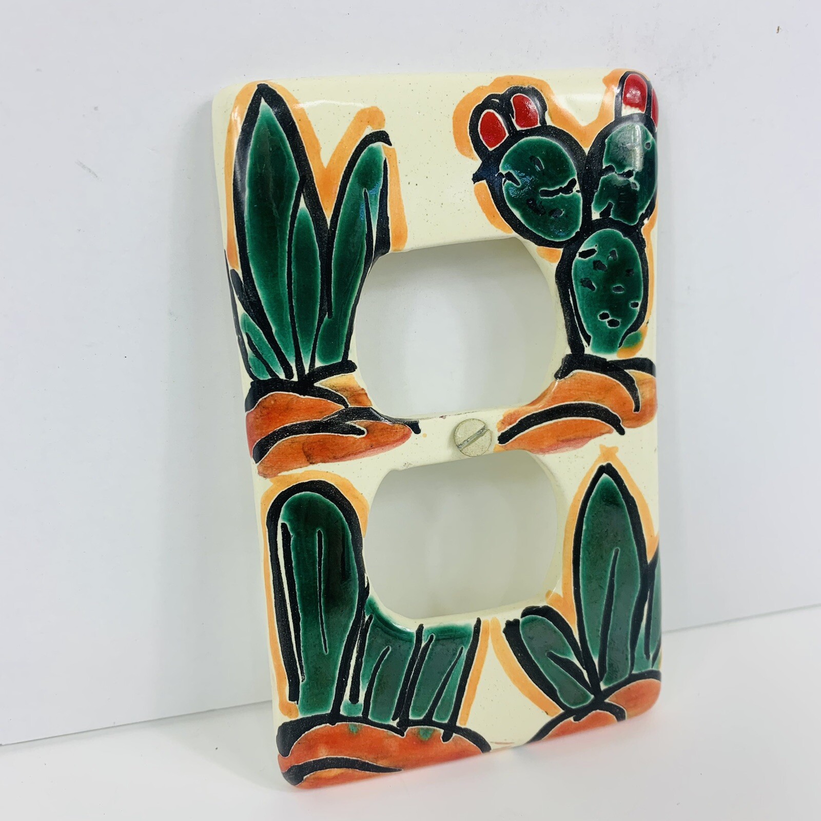 Single Gang Electrical Outlet Wall Cover Cactus Agave Southwest Mexico ...