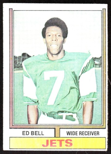 1974 7787A Topps Ed Bell New York Jets #337 | eBay