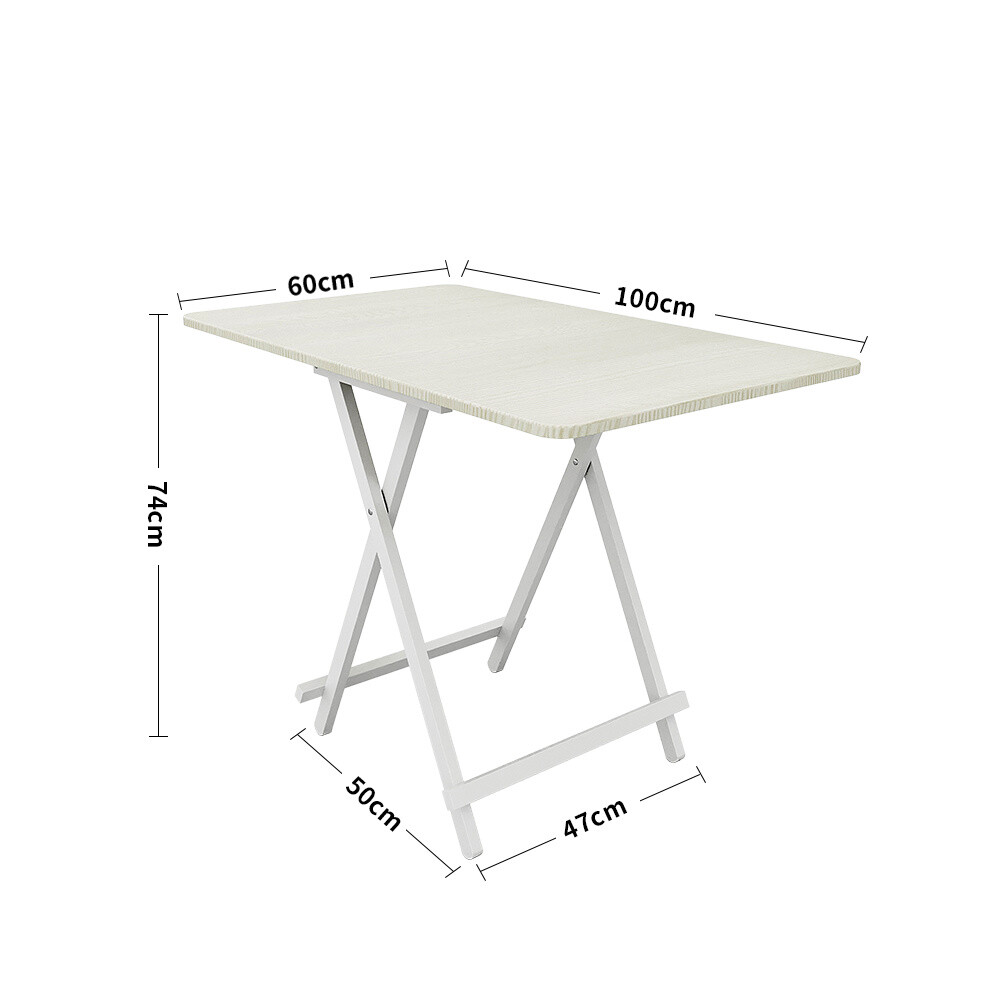 Folding Dining Table Compact Kitchen Dorm Table Space Saving Square ...