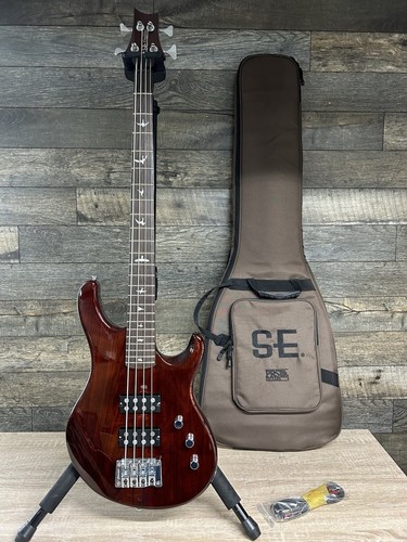 PRS SE Kingfisher Bass Guitar 4-String - Tortoise Shell w/ PRS Case ...