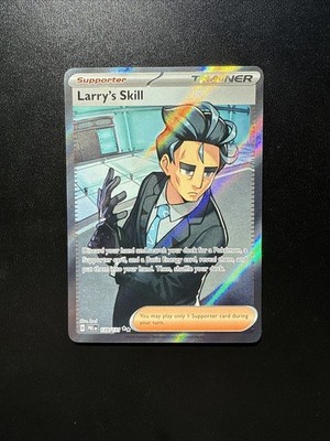 FREE SHIPPING Pokemon LARRY'S SKILL 139/131 Prismatic Evolutions RARE ...