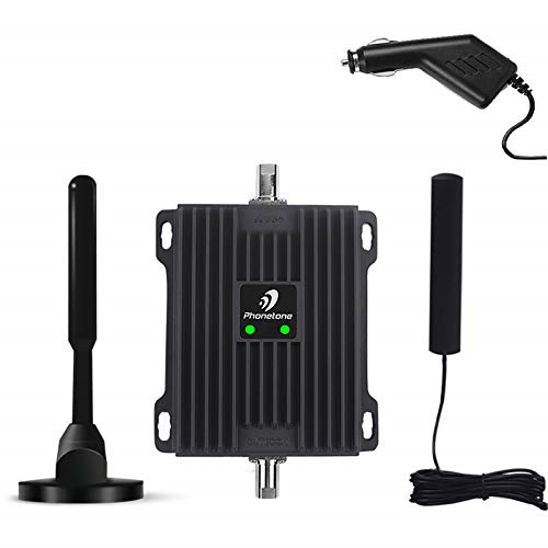 Phonetone AN-L45AV Cell Phone Signal Booster for Vehicle - Black for ...