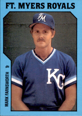 1985 Ft. Myers Royals TCMA #21 Mark Farnsworth Trainer Baseball Card | eBay