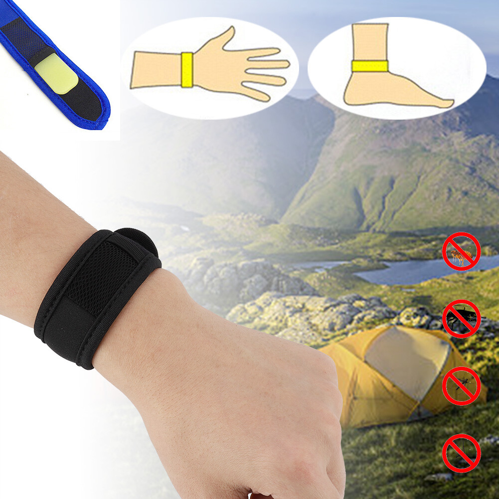 LT (Black )Efficient Anti Mosquito Insect Pest Wrist Band Bracelet ...