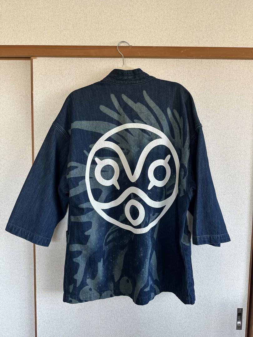 Levi's x Princess Mononoke Denim Kimono Jacket Green Limited Levi's x Princess Mononoke Denim Kimono Jacket Green Limited