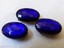Vintage antique lot of 3 cobalt blue color glass buttons | eBay