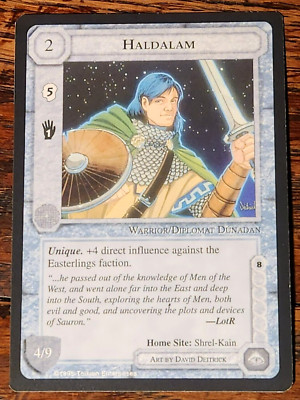 1x Haldalam - Middle Earth MECCG CCG NM/M Rare ( Limited Edition ...