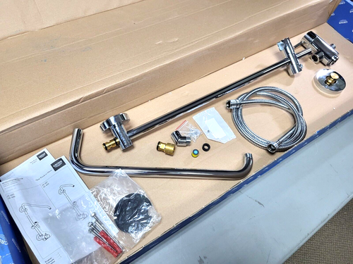 Grohe 26485000 Retro-Fit 25" Shower System Starlight Chrome | eBay