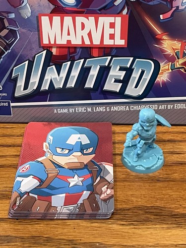 CMON MARVEL UNITED - CAPTAIN AMERICA - Core Game Piece CoolMiniOrNot KS ...