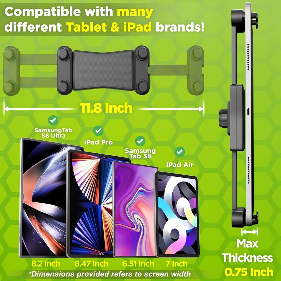 Tablet Mount for Truck - Heavy Duty, Tablet & iPad Holder for Truck ...