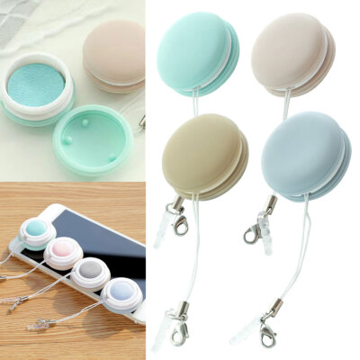 Mobile Phone Screen Lens Wipe Glasses Cleaner Macaron Shape Cloth ...