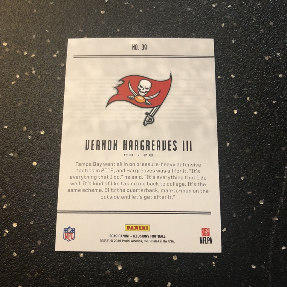 Vernon Hargreaves III 2019 Panini Illusions Football #39 NFL Tampa Bay ...