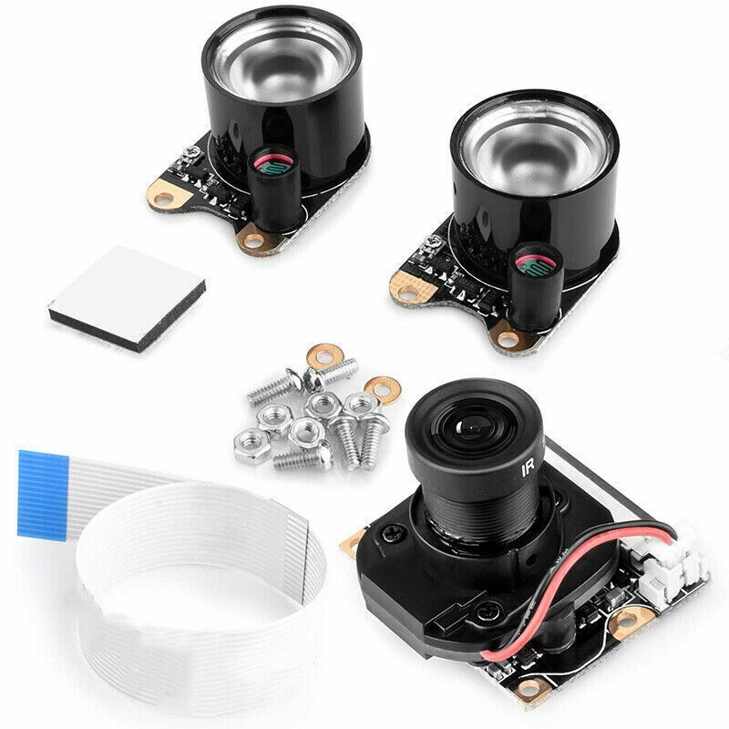 Night Vision Camera Module for Raspberry Pi 4, Mini 5MP 1080P Video ...