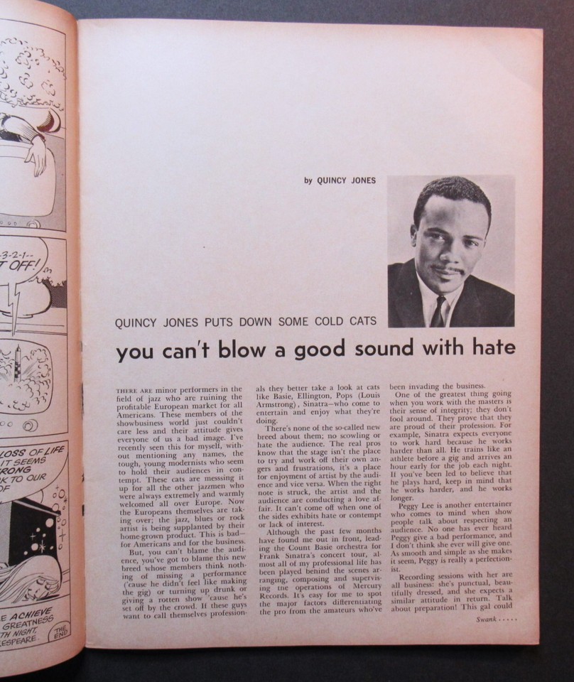 S WANK Magazine 2/1966 HIGH GRADE Quincy Jones GIRL FROM M.O.T.H.E.R ...