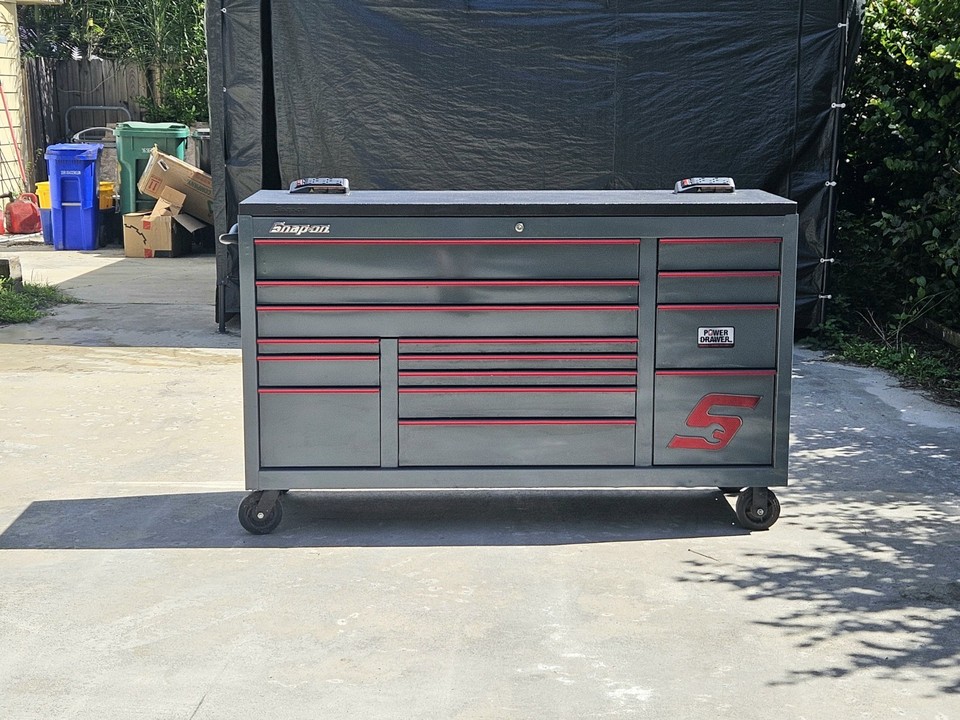 Snap-On KCP1423 Roll Cabinet With Integrated Power Top | eBay