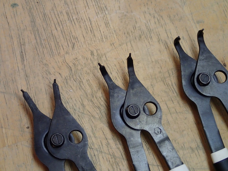 Mac Tools PK9RRPB Push Button Retaining Ring Pliers Set USA Nice but ...