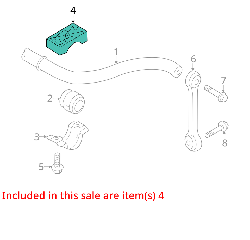2008-2012 Audi R8 Sway Bar Bracket Mount OEM Used | eBay