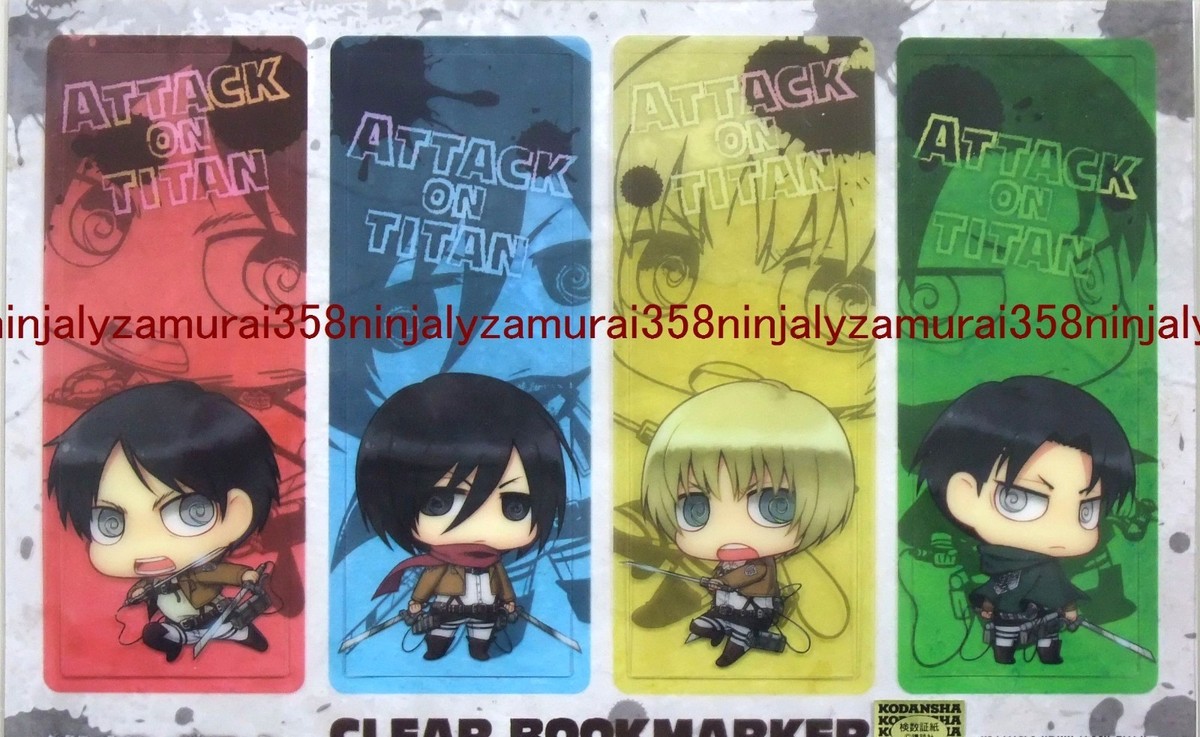 Shingeki No Kyojin Bookmarks CDJapan : "Attack On Titan (Shingeki No