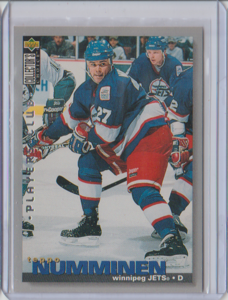 1995-96 Collector's Choice Player's Club Parallel Teppo Numminen ...