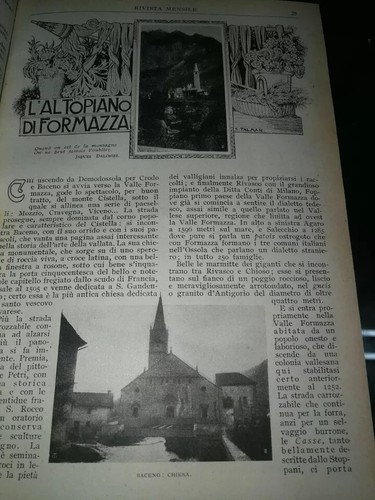 1919 FOTO STORICHE ALTOPIANO DI FORMAZZA BACENO RIALE VALDO CRUVELLA ...